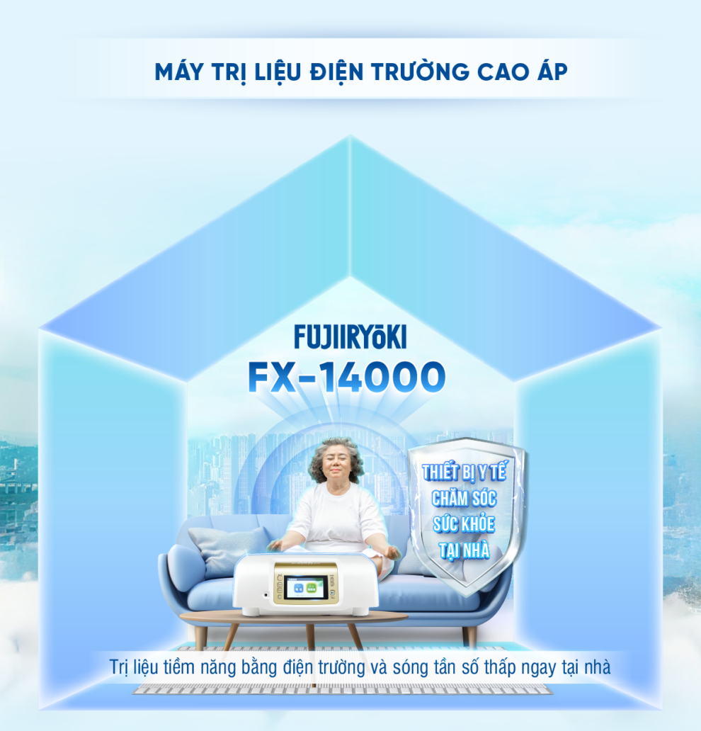 Máy Điện Trường Cao Áp Fujiiryoki FX-14000 Đạt Chuẩn Y Tế